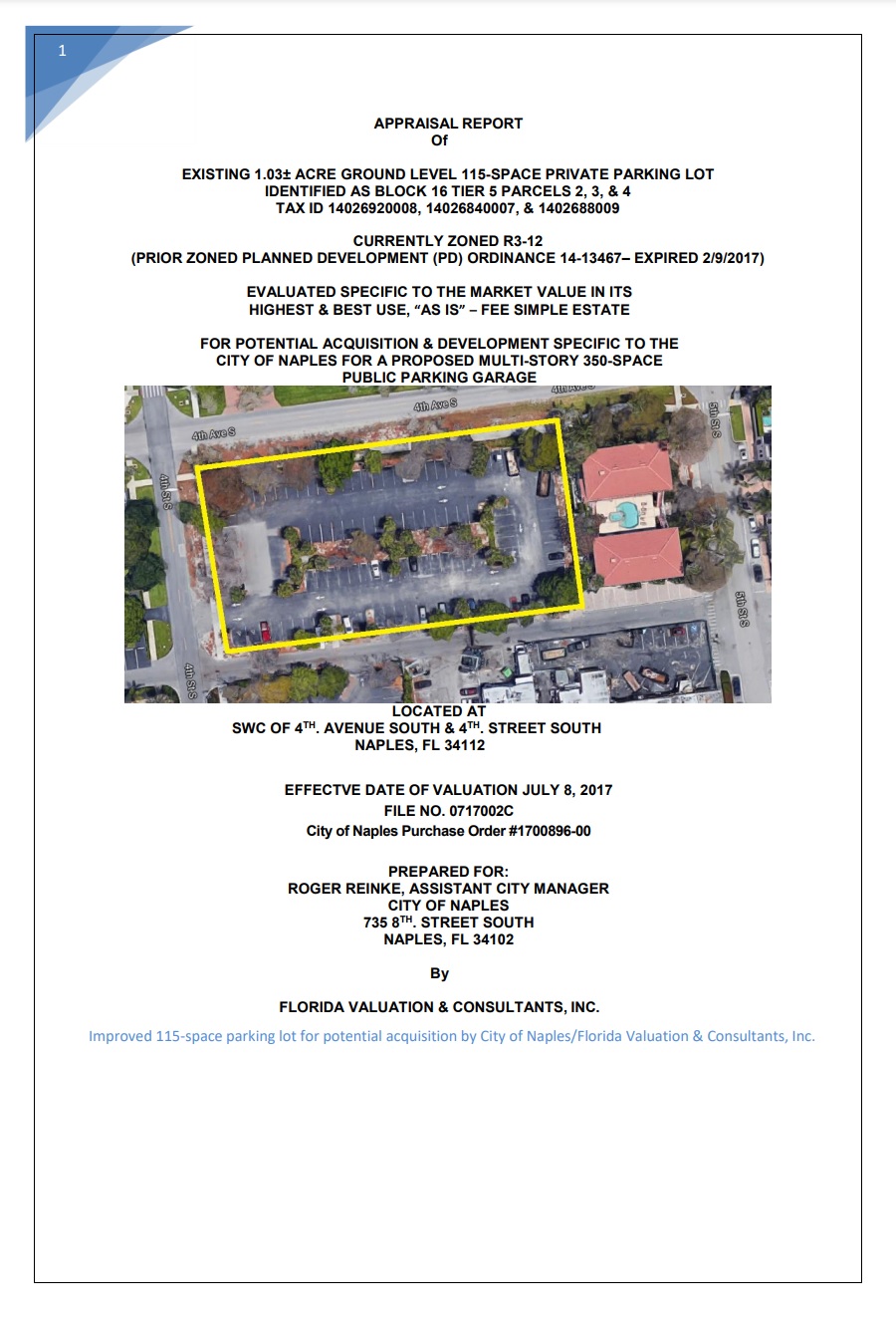 Appraisal Report Example → Free Report Examples