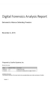 Forensic Report Example → Free Report Examples