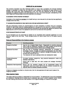 Handover-Report-Example → Free Report Examples