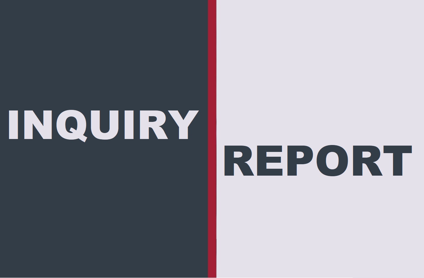 Inquiry Report Example - Free Report Examples