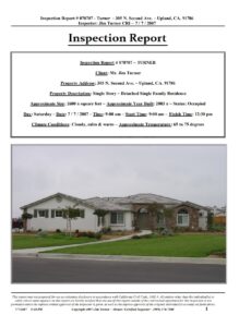 Inspection Report Example | Free Report Examples