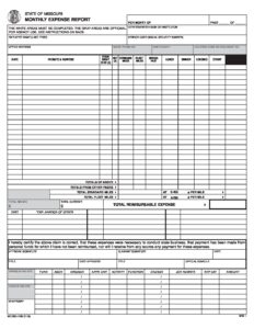 Monthly-Expense-Report-Example → Free Report Examples