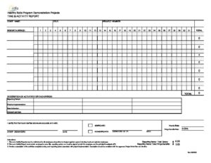 Staff-Time-and-Activity-Report-Example → Free Report Examples