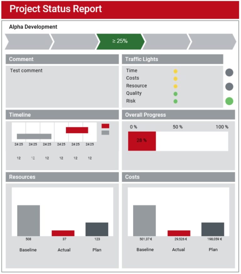 Status Report Example → Free Report Examples
