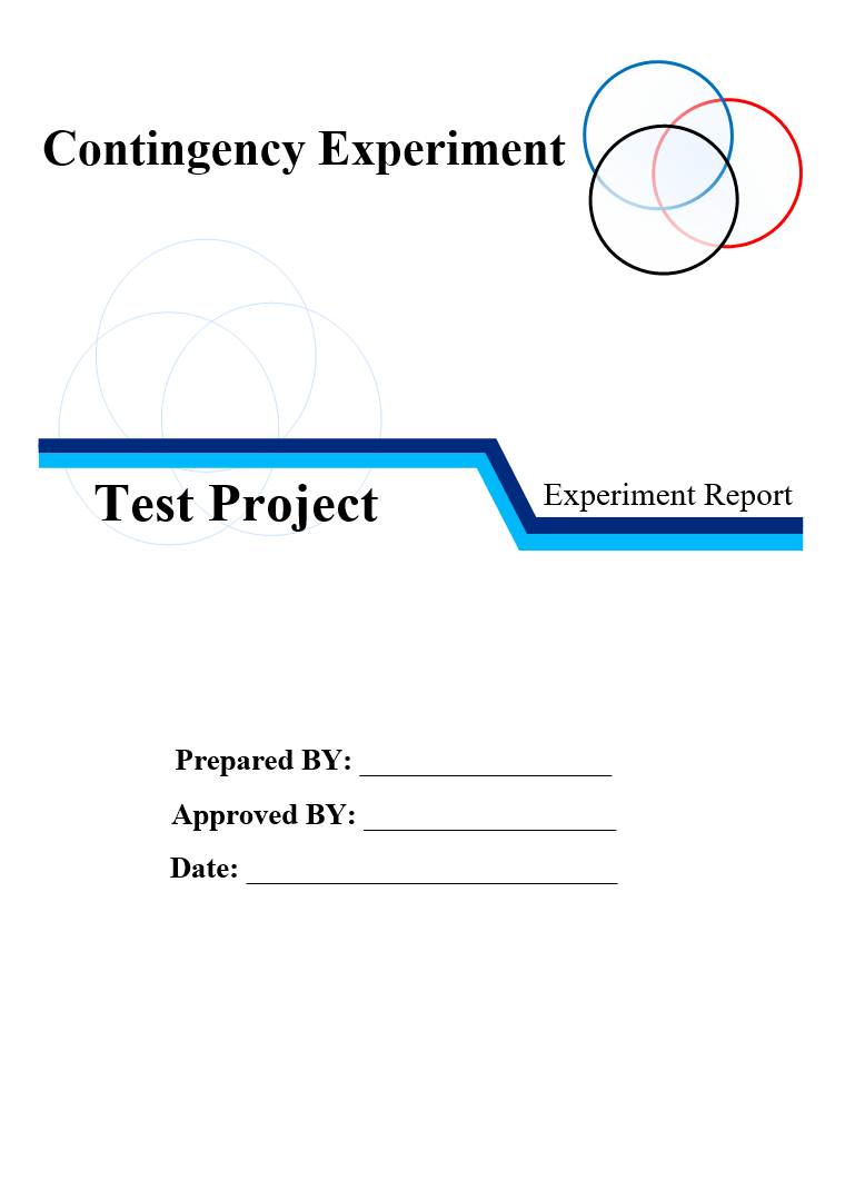 Experiment Report Example | Free Report Examples