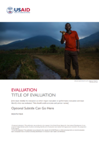 Evaluation Report Example → Free Report Examples