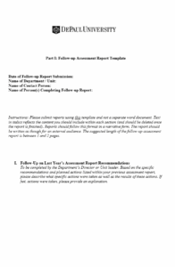 Assessment Report Example | Free Report Templates and Examples