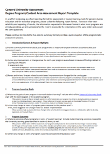 Assessment Report Example | Free Report Examples